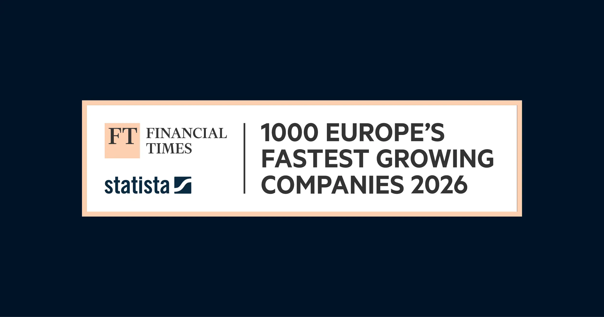 Europe's Fastest Growing Companies 2026 | Statista Rankings