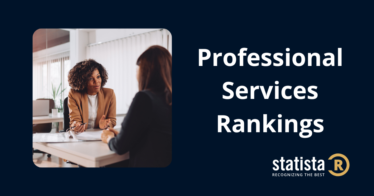 Best Professional Services | Statista Rankings